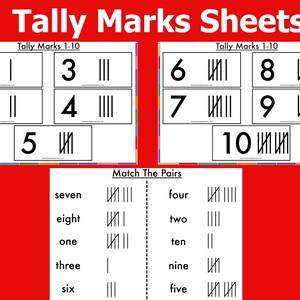 Number 1-10 Flashcards | Tens Frame | Pre-k Kindergarten Addition ...