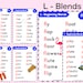 Consonant Blends, Digraph, Phonics Reading, Sight Words, L-blends, R-blend, Homeschool Phonics ...