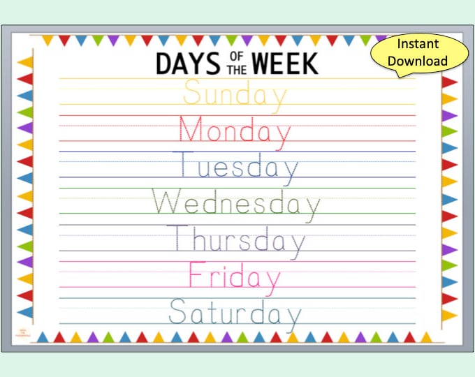 Months of the Year Tracing Worksheets Writing Worksheet Printable ...