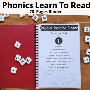 Phonics Book | CVC Words | Homeschool Resources for Kids | Phonics ...