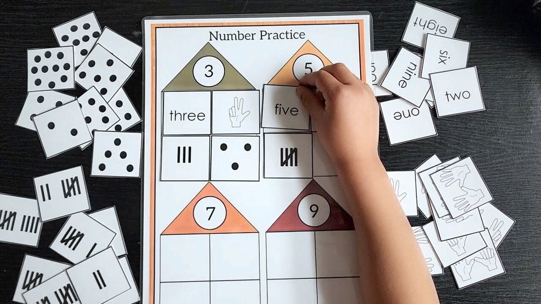 1-10, Number Practice, Kindergarten Worksheets, Preschool Math ...