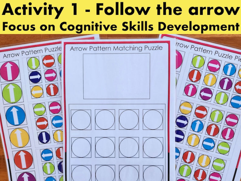 Kindergarten Activity Worksheets Shapes Puzzles - Etsy
