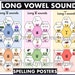 Long Vowel Sounds Spelling Phonics Poster Printable Worksheet Phonics ...