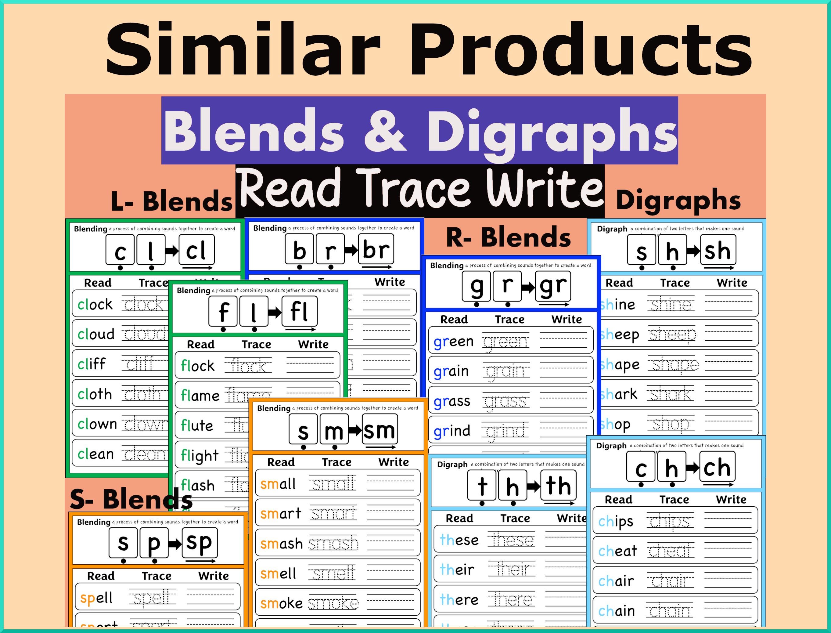 Long Vowel Teams Digraphs Worksheets 1st Grade Spelling Grade 1 ...