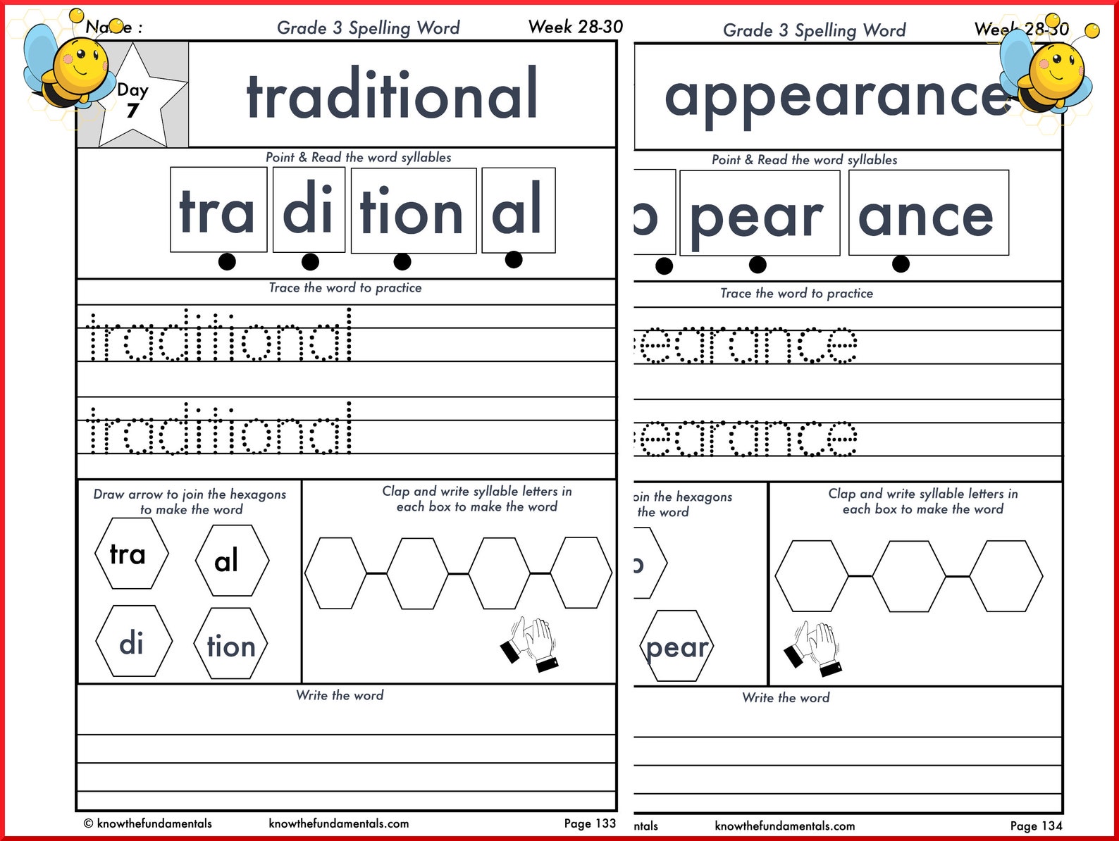 3rd Grade Spelling Worksheets | Spelling Activities | NAPLAN ICAS ...
