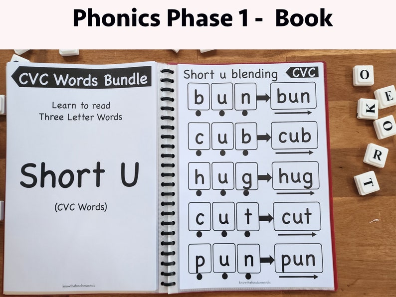 Phonics Book | CVC Words | Homeschool Resources for Kids | Phonics ...