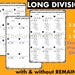 Division Worksheets for 3rd, 4th, and 5th Grade - Short and Long ...