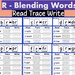 Blends and Digraphs Phonics Practice Worksheets Trace Classroom ...