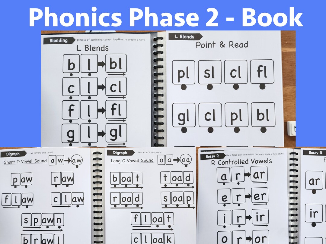 Phonics Book | Blending Words | Homeschool Resources for Kids | Phonics ...