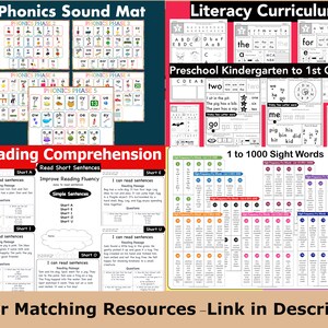 Phonics Cards Word Mapping Activity Spelling Game Alphabet Kindergarten ...