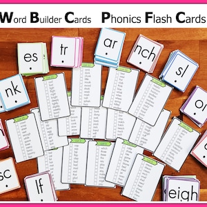 Phonics Flash Cards | Phonics Sounds Chart | Digraph | Kindergarten ...
