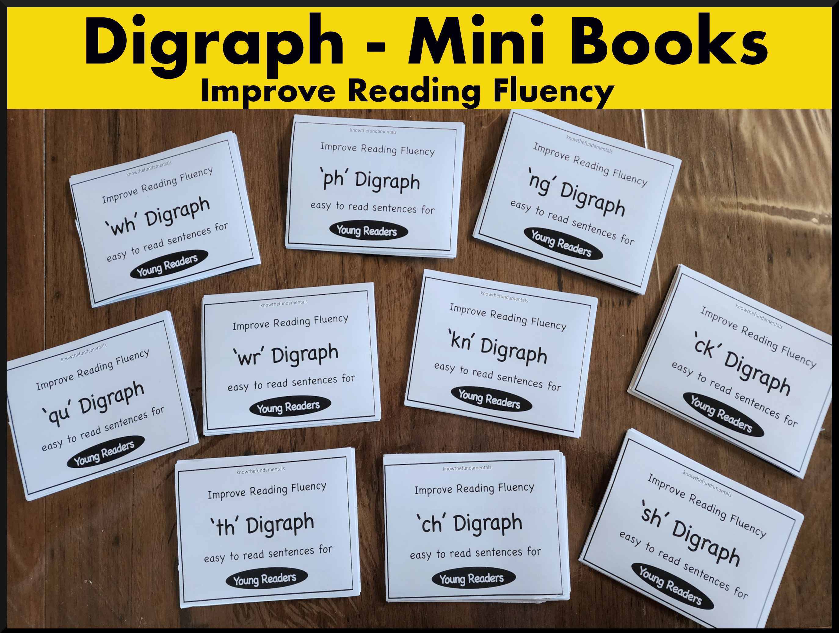 Phonics Digraph Sentence Reading Mini Book - Engaging Learning Resource ...