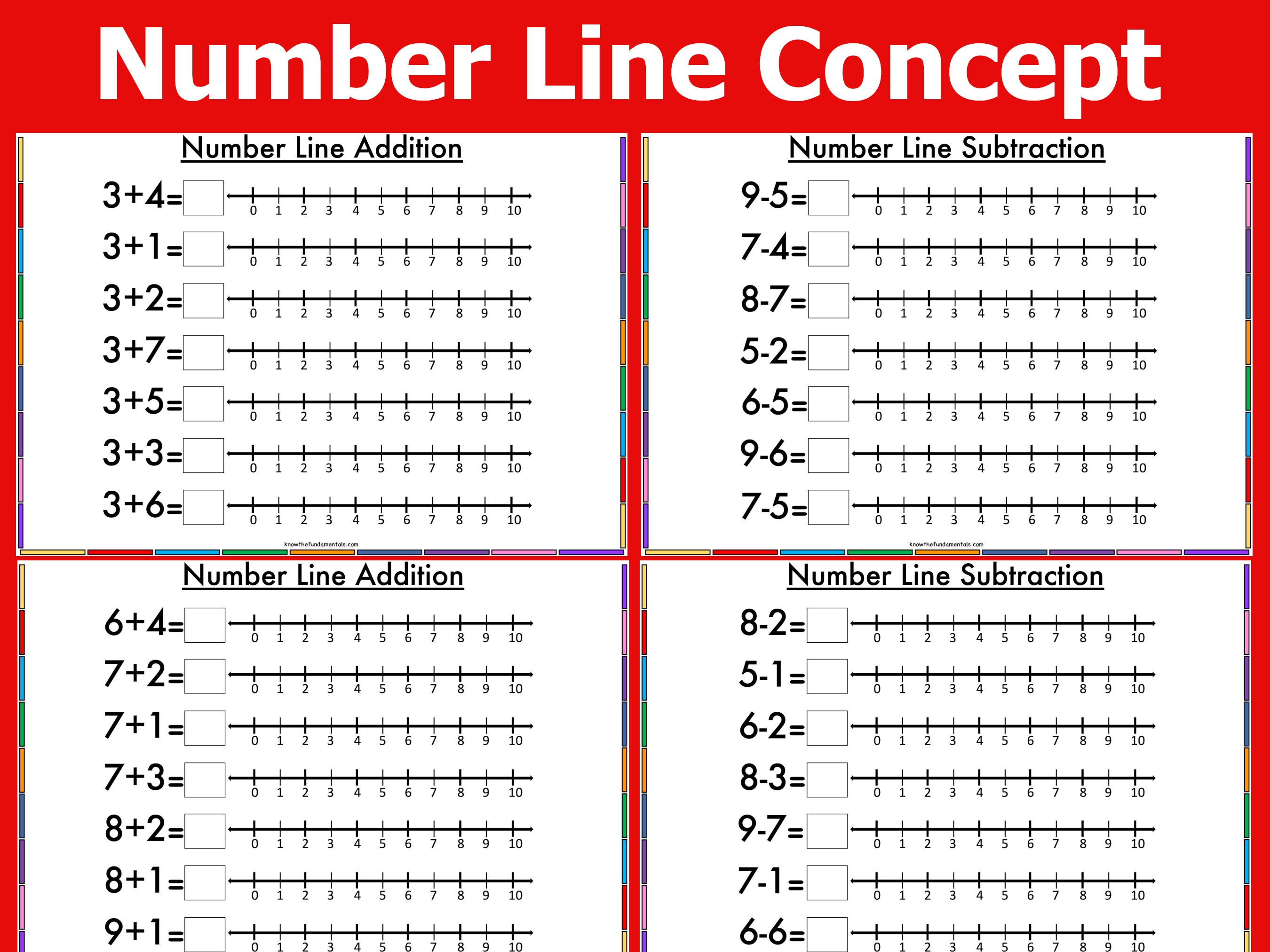 Number 1-10 Flashcards | Tens Frame | Pre-k Kindergarten Addition ...