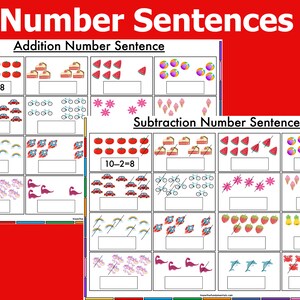 Number 1-10 Flashcards | Tens Frame | Pre-k Kindergarten Addition ...