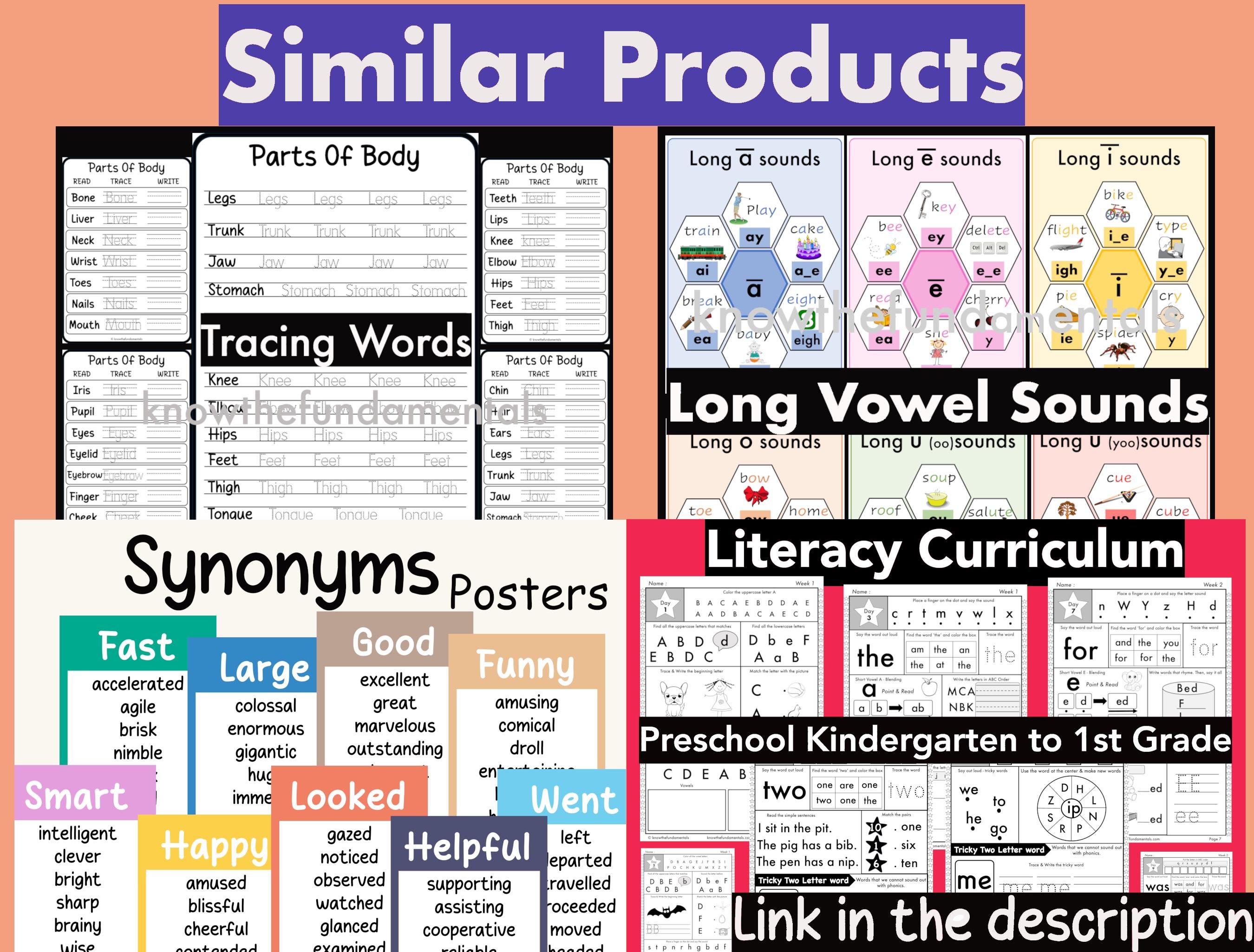 Blends and Digraphs Phonics Practice Worksheets Trace Classroom ...
