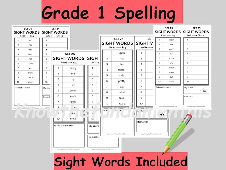 Grade 1 Spelling Year 1 Writing Worksheet 1st Grade Phonics Homeschool ...