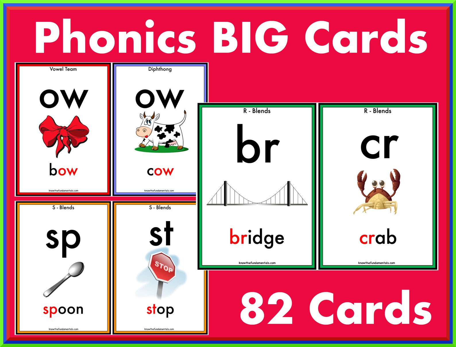Phonics Cards | Phonics Classroom Posters | Phonics Montessori | Learn ...