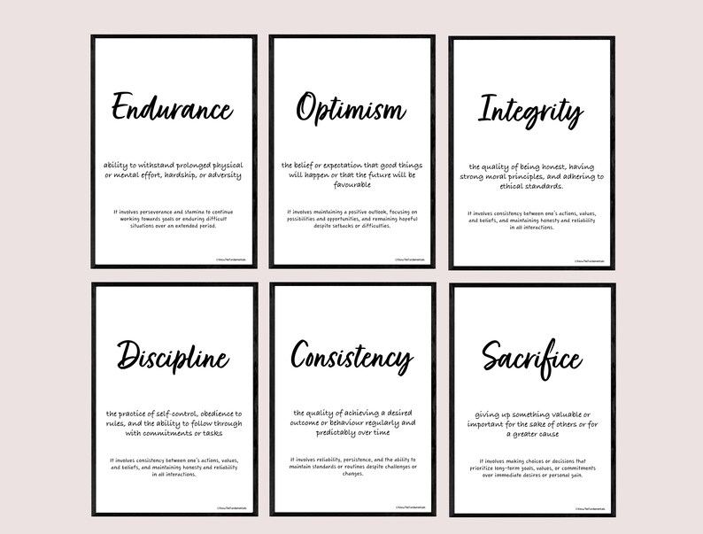 Positive Growth Mindset Motivational Posters Classroom Office School ...