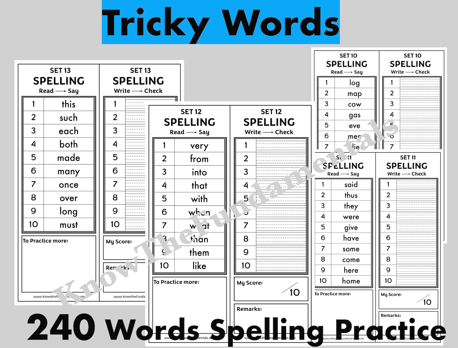 Tricky Words List Phases | Learn to Read Program for Homeschool Kids ...