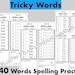 Tricky Words List Phases | Learn to Read Program for Homeschool Kids ...