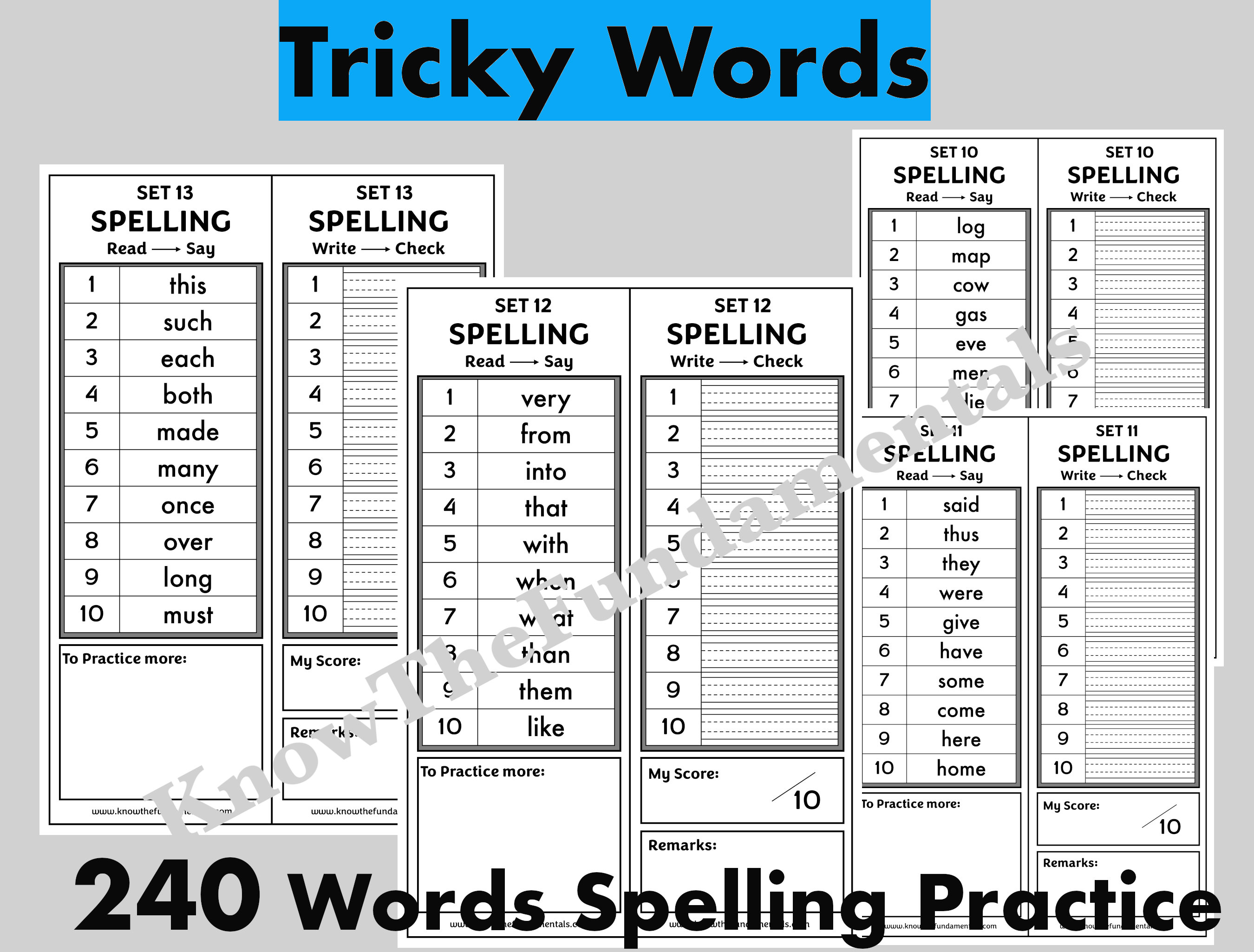 Tricky Words List Phases | Learn to Read Program for Homeschool Kids ...