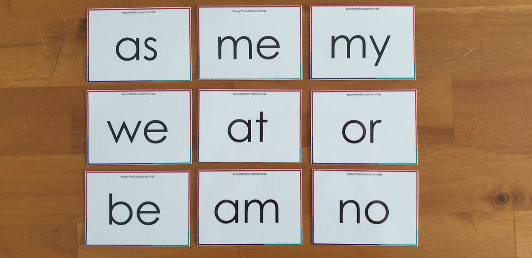 Two Letter Words, Learn to Read 2 Letter Words, 2 Letter Sight Words ...