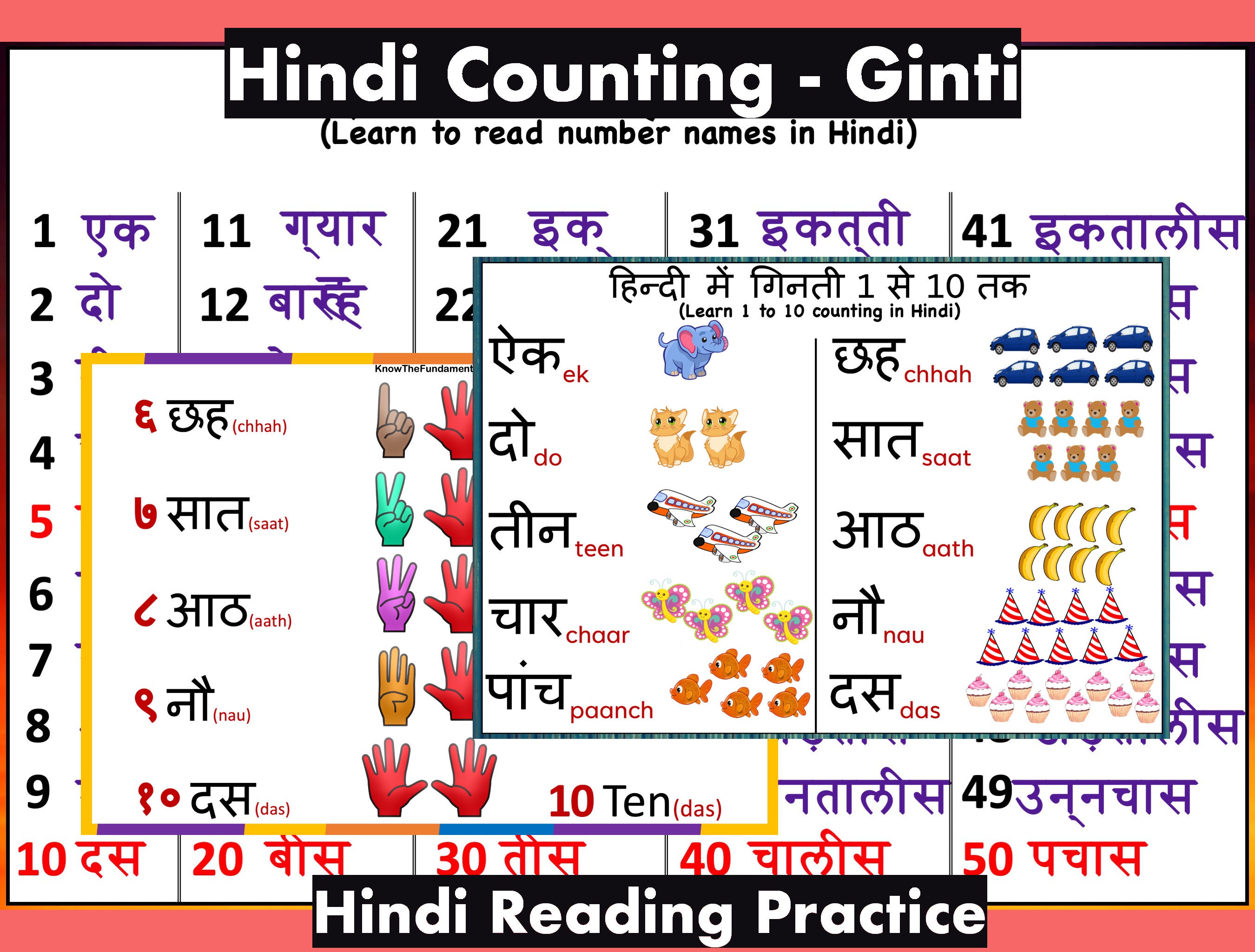 Learn Hindi Reading Practice Book for Beginner | Hindi Learning ...