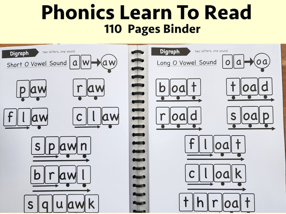 Phonics Book | Blending Words | Homeschool Resources for Kids | Phonics ...
