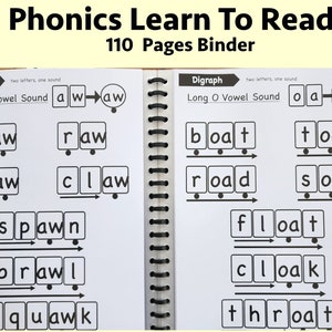 Phonics Book | Blending Words | Homeschool Resources for Kids | Phonics ...