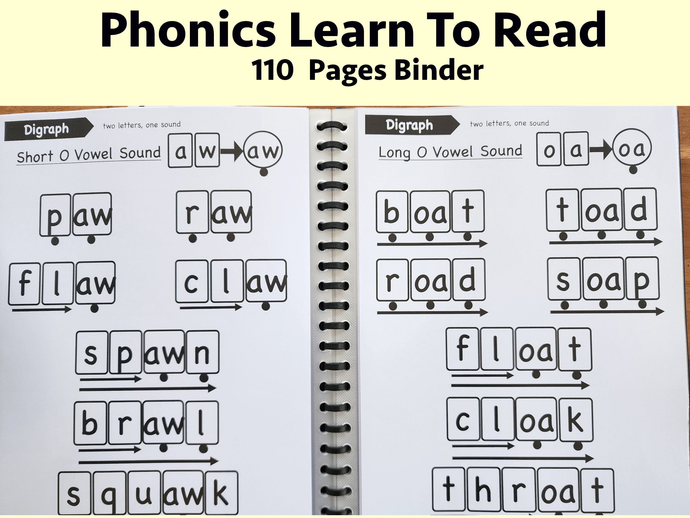 Phonics Book | Blending Words | Homeschool Resources for Kids | Phonics ...
