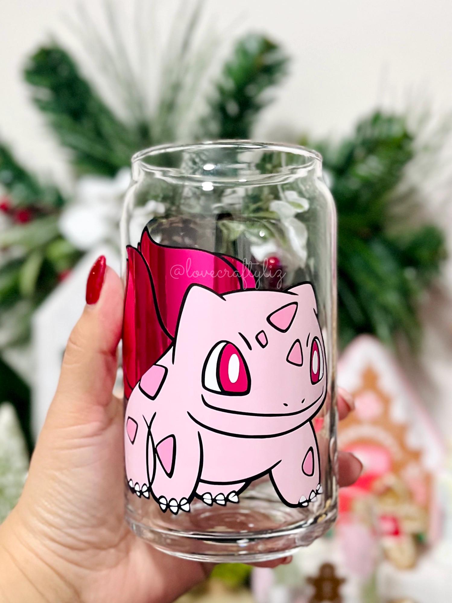 Poke Bulba Ssaur 16oz Beer Can Glass | Spring Cup | Iced Coffee ...