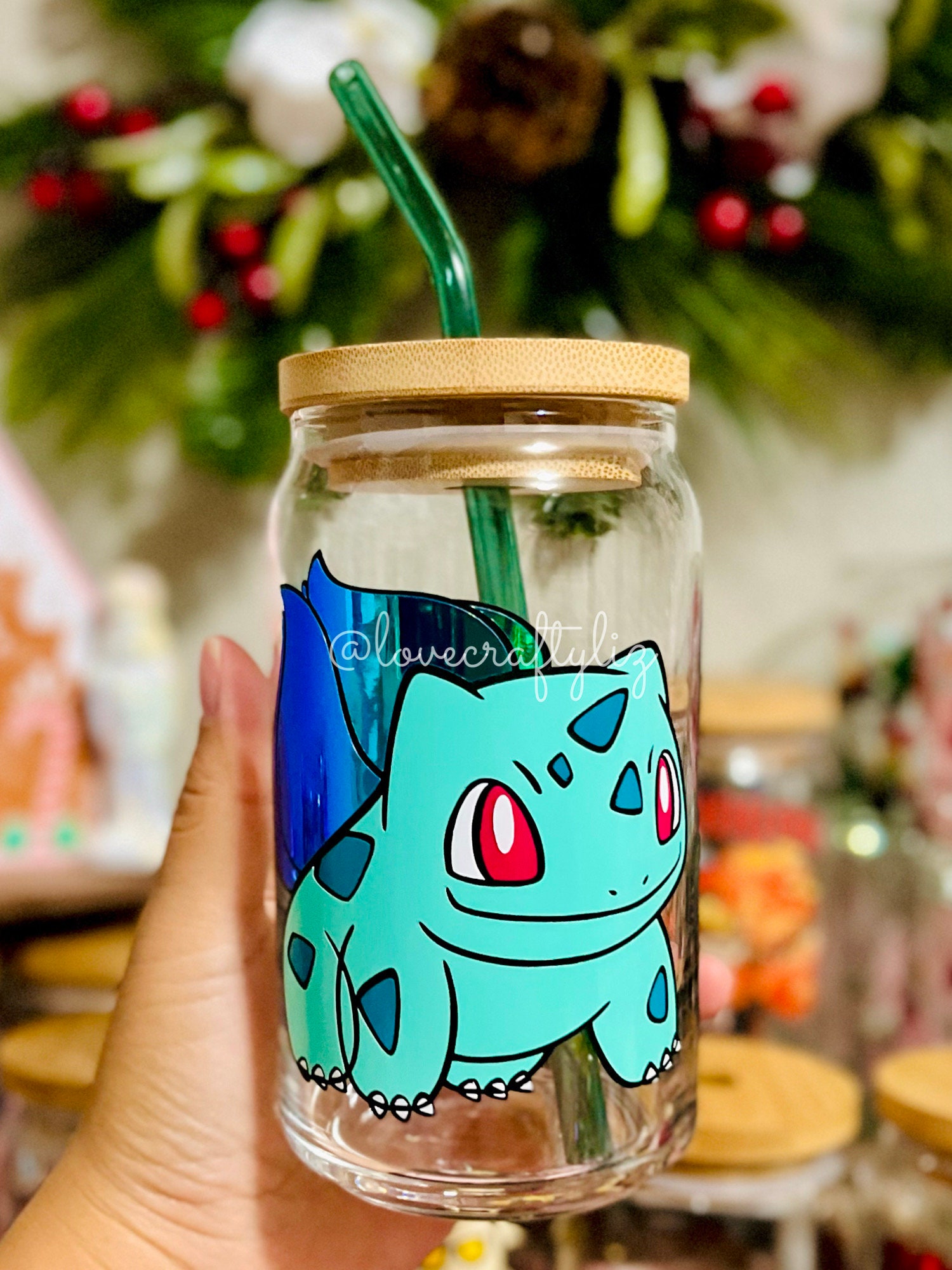 Poke Bulba Ssaur 16oz Beer Can Glass | Spring Cup | Iced Coffee ...