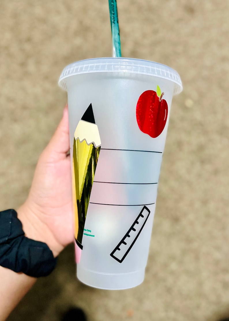 Teacher Appreciation Tumbler I Teach a Latte Cold Cup Gift Teach Love ...