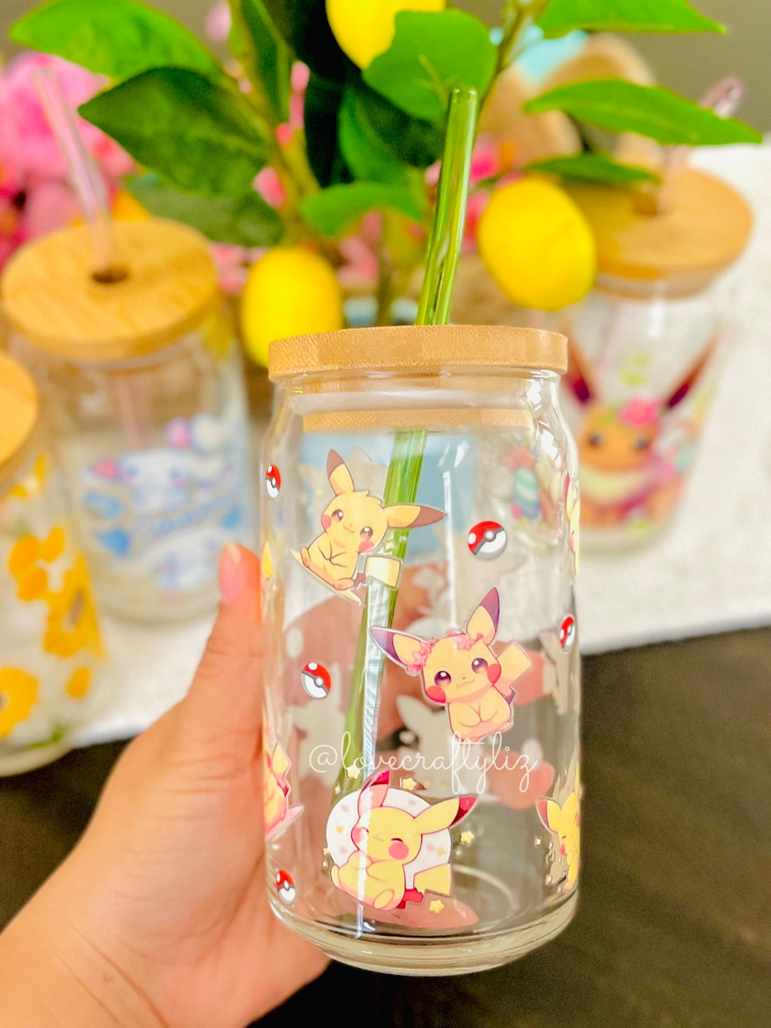 Poke Electric Buddy Evolution 16oz Beer Can Glass | Spring Cup | Iced ...