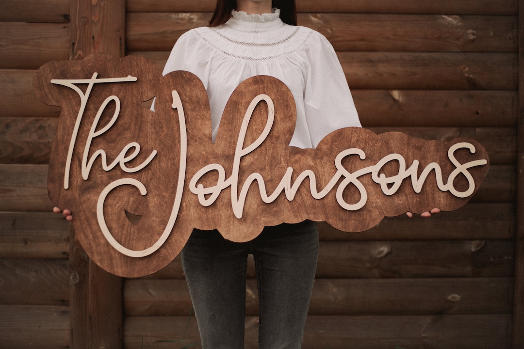 Personalized Name Wooden Name Sign 10" to 35", Office Wooden Name Sign ...