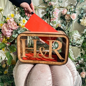 Custom Wedding Money Box, Wedding Envelope Box, Personalized Wedding ...