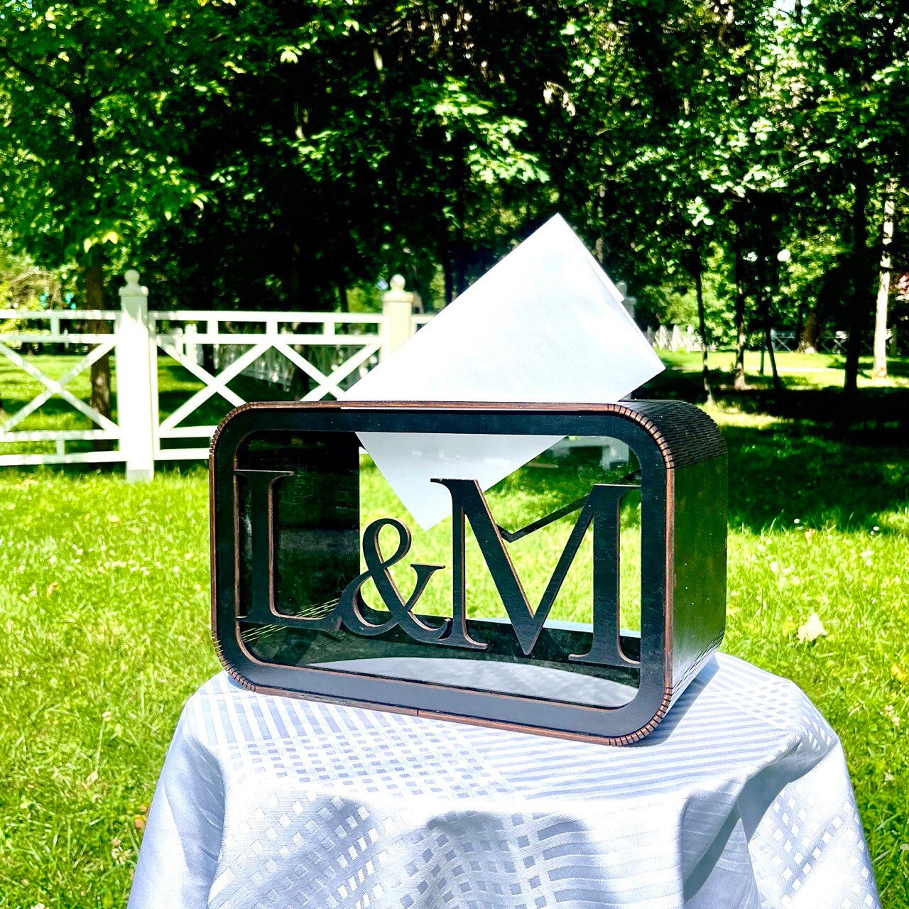 Elegant Wedding Card Box Modern Rustic Decor Chic Wedding - Etsy