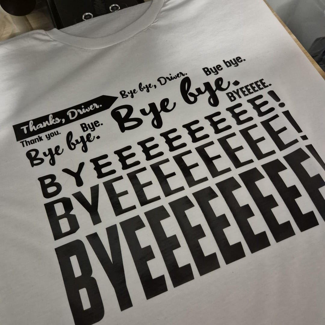 Bye Bye Driver Design - Etsy