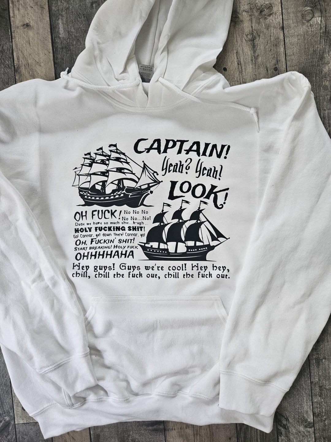 Captain Look Pirate Design, Available on Sweatshirt, T-shirt, Tote Bag ...