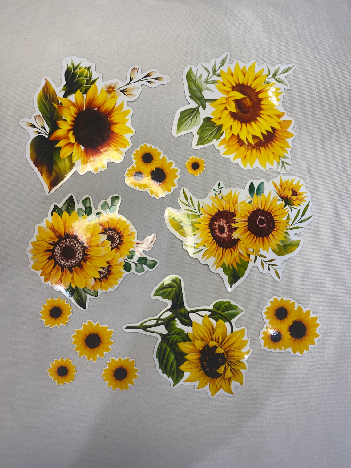 Sunflower Sticker Pack, Sticker Pack for Journaling - Etsy