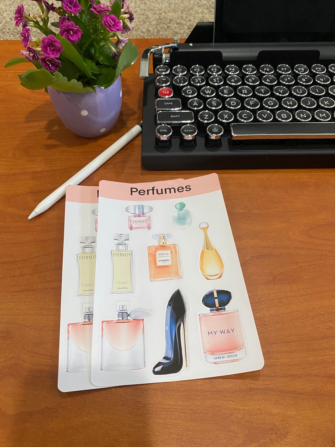 Perfume Stickers Sheets - Etsy