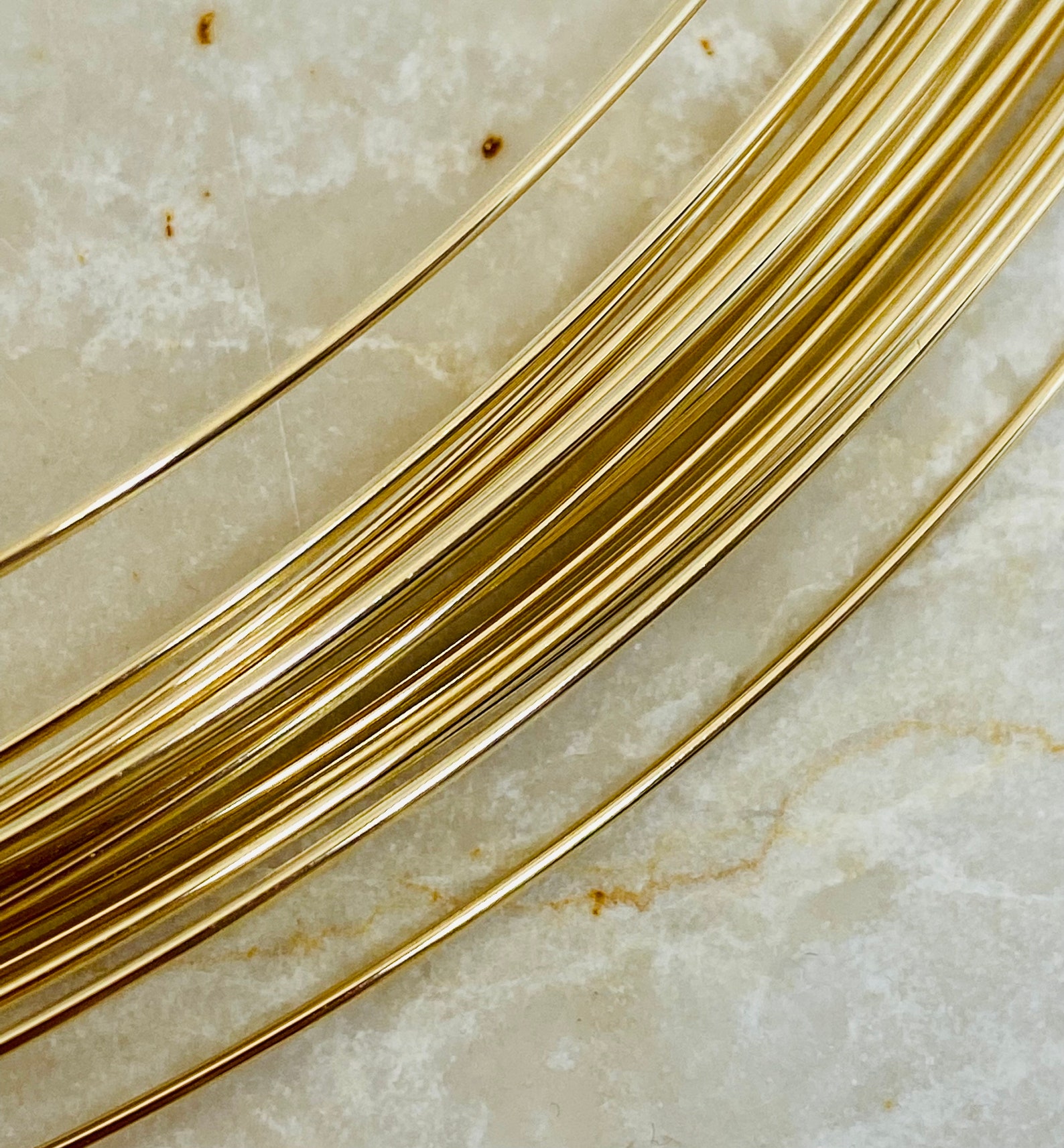 Solid 14k Yellow Gold Soft Wire 16, 18, 20, 22, 24, 26, 28 Gauge - Etsy