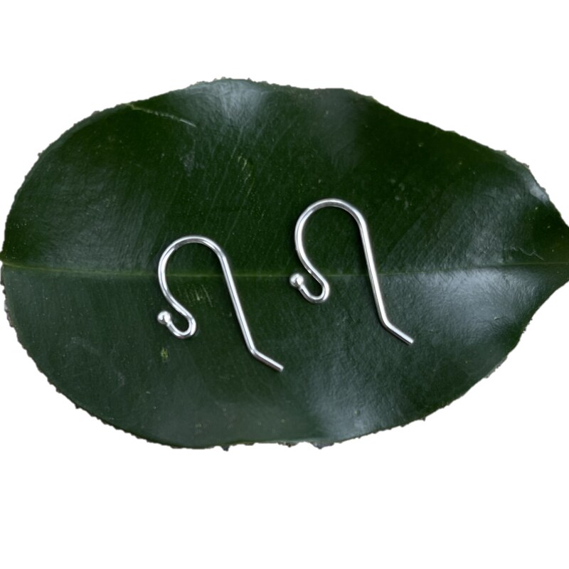 Silver Ear Wires - Etsy