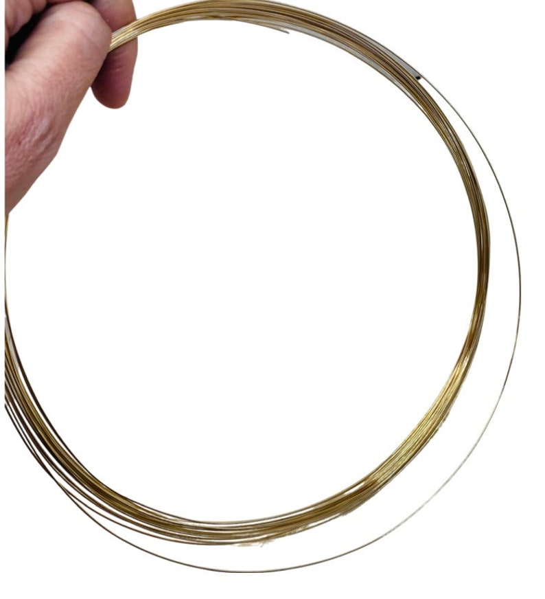 Solid 14k White Gold Soft Wire 16 18 20 22 24 26 28 - Etsy