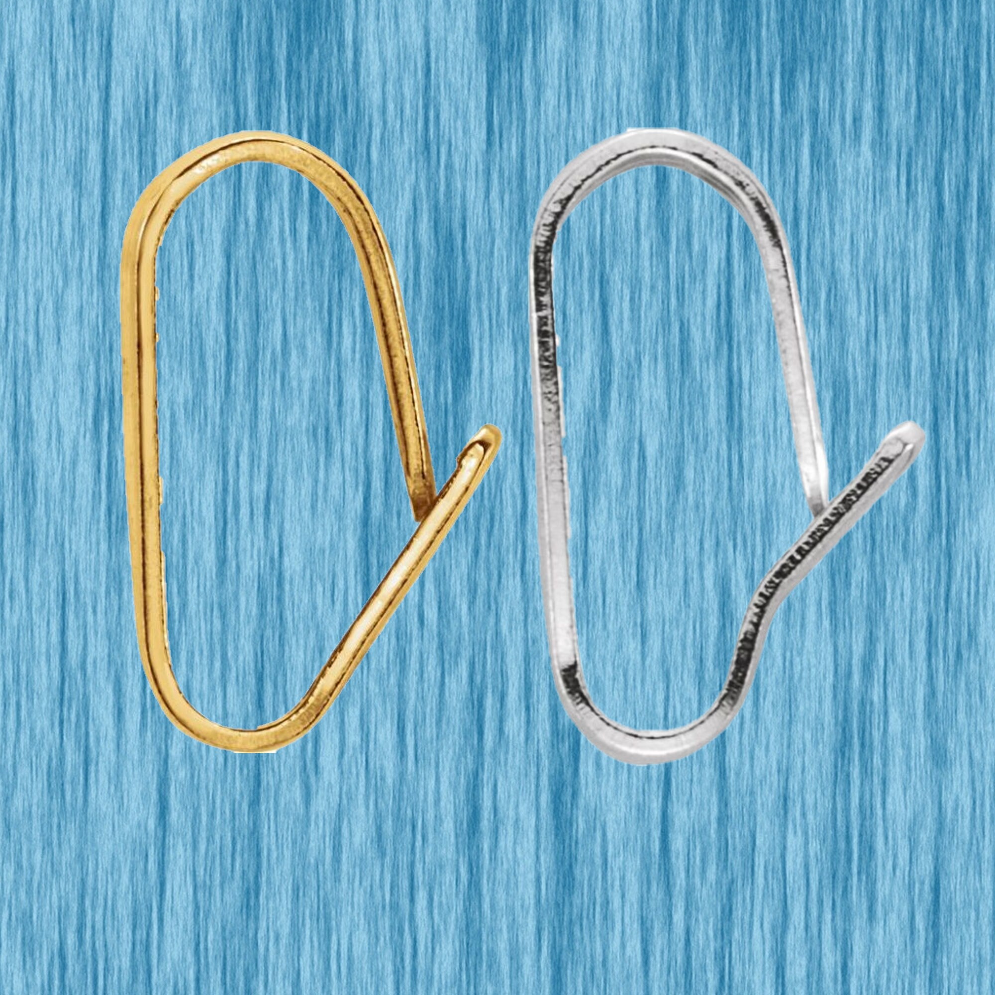 Solid 14k Gold Snap on Pendant Tapered Bail 5mm X 2mm - Etsy