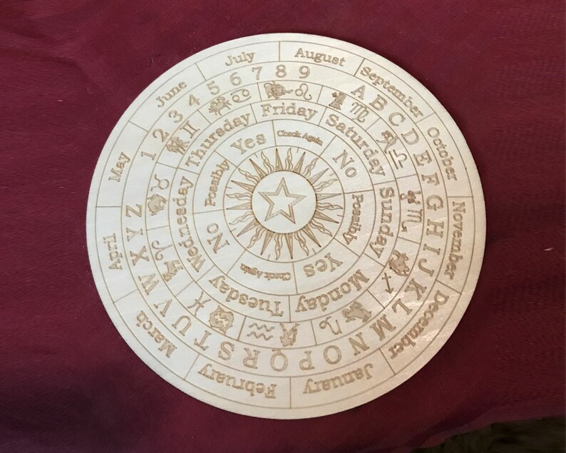 Wooden 9.8 Inches Big Pendulum Board Wooden Carven Board - Etsy