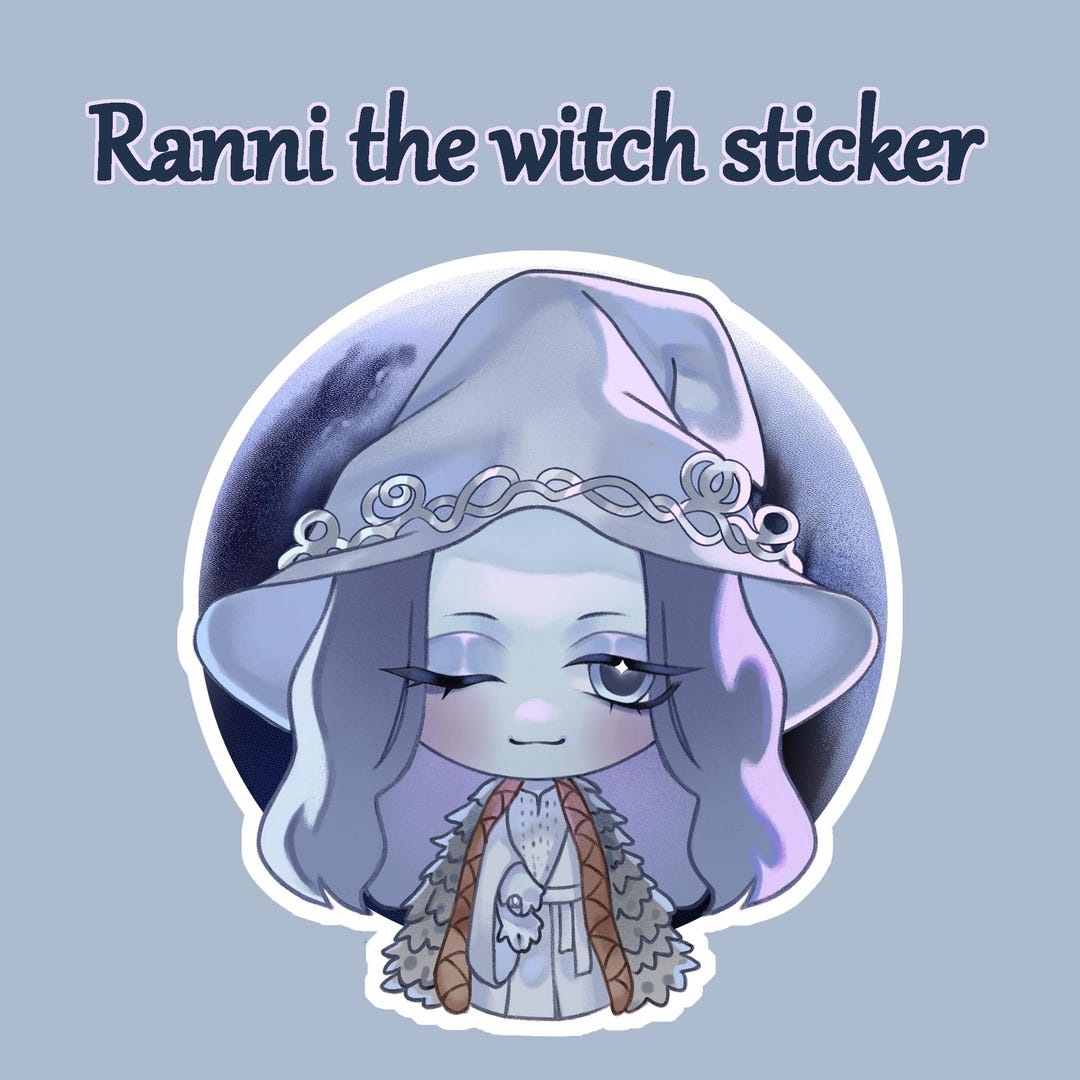 Ranni the Witch, Lunar Sticker - Etsy