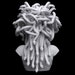 Medusa Head Sculpture Statue Snake Hairstyle Horns Evil Bust Chest ...