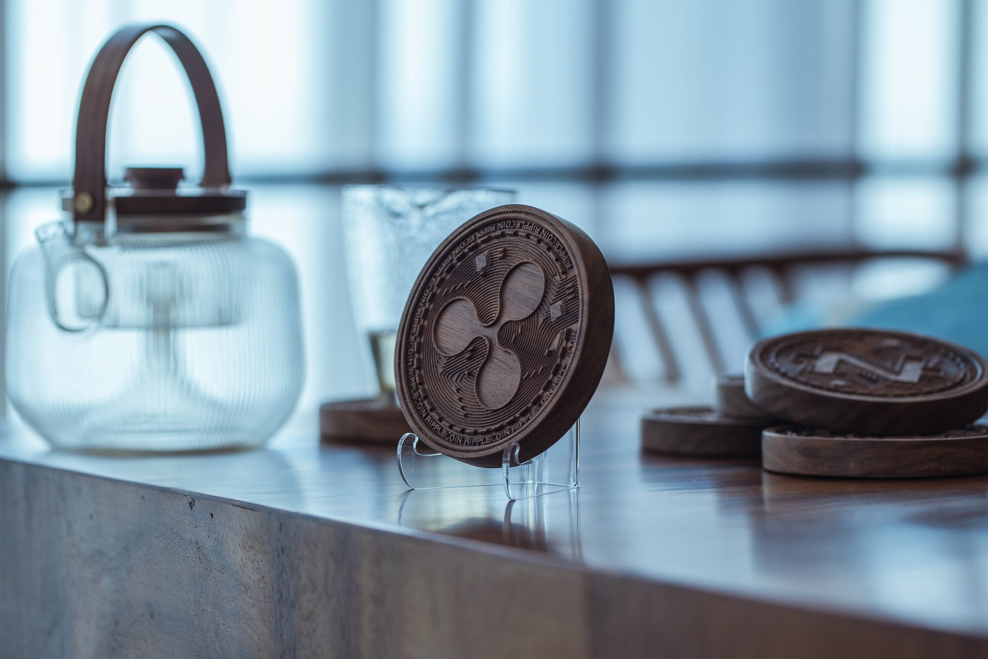 Single Sided Relief Wood Black Walnut Bitcoin Crafts Ornaments - Etsy