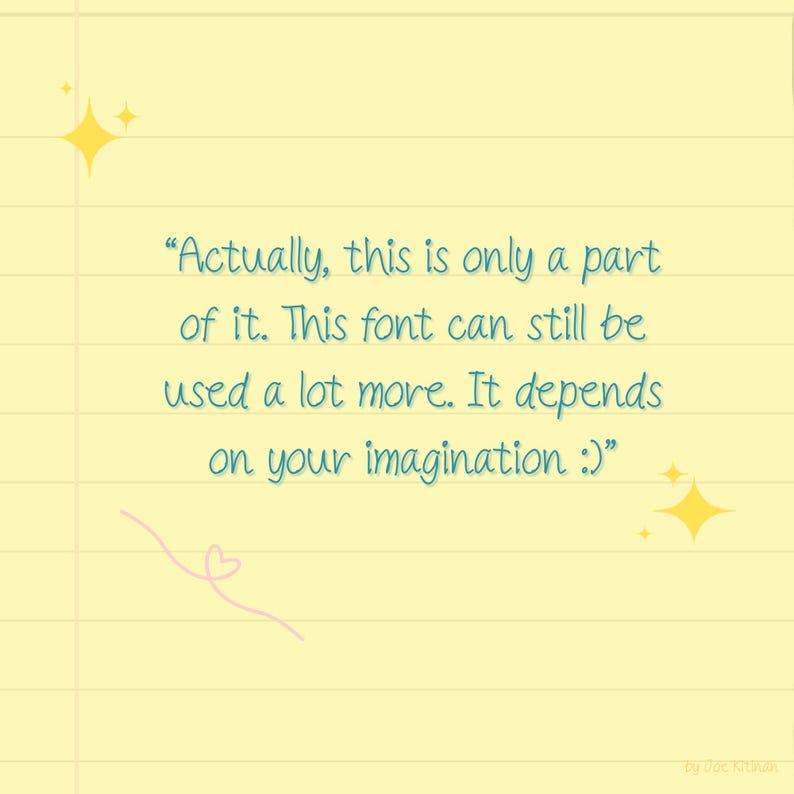 Handwriting Font | Pastel Script for Study Notes, Teachers & DIY ...